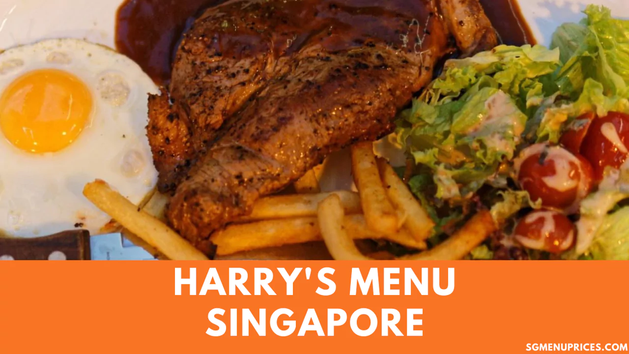 Harry's Menu with Prices Singapore Updated 2024