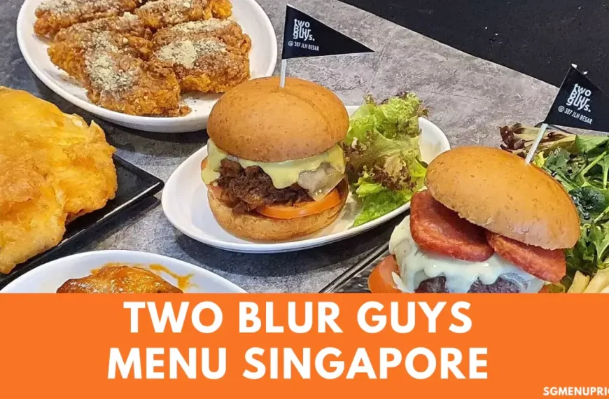 Singapore Restaurants Menu & Prices