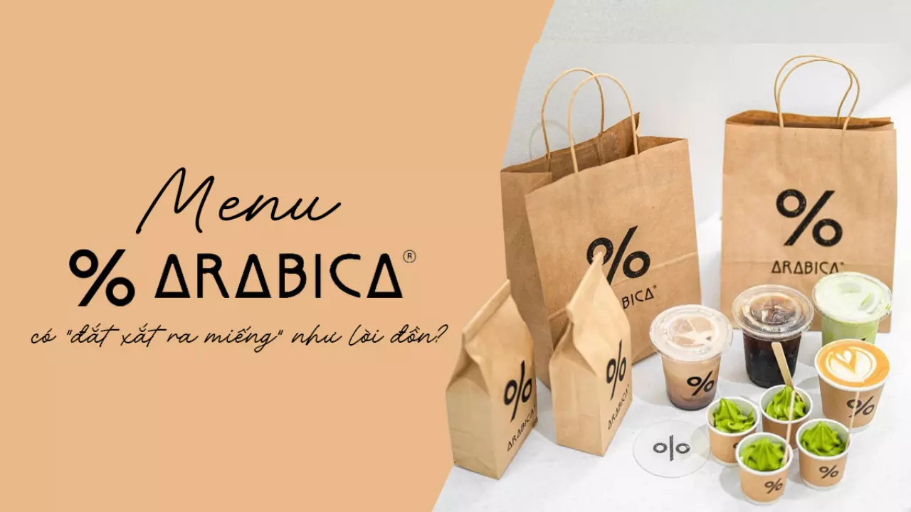 Arabica Coffee Menu: Brand That Originated In Kyoto Japan