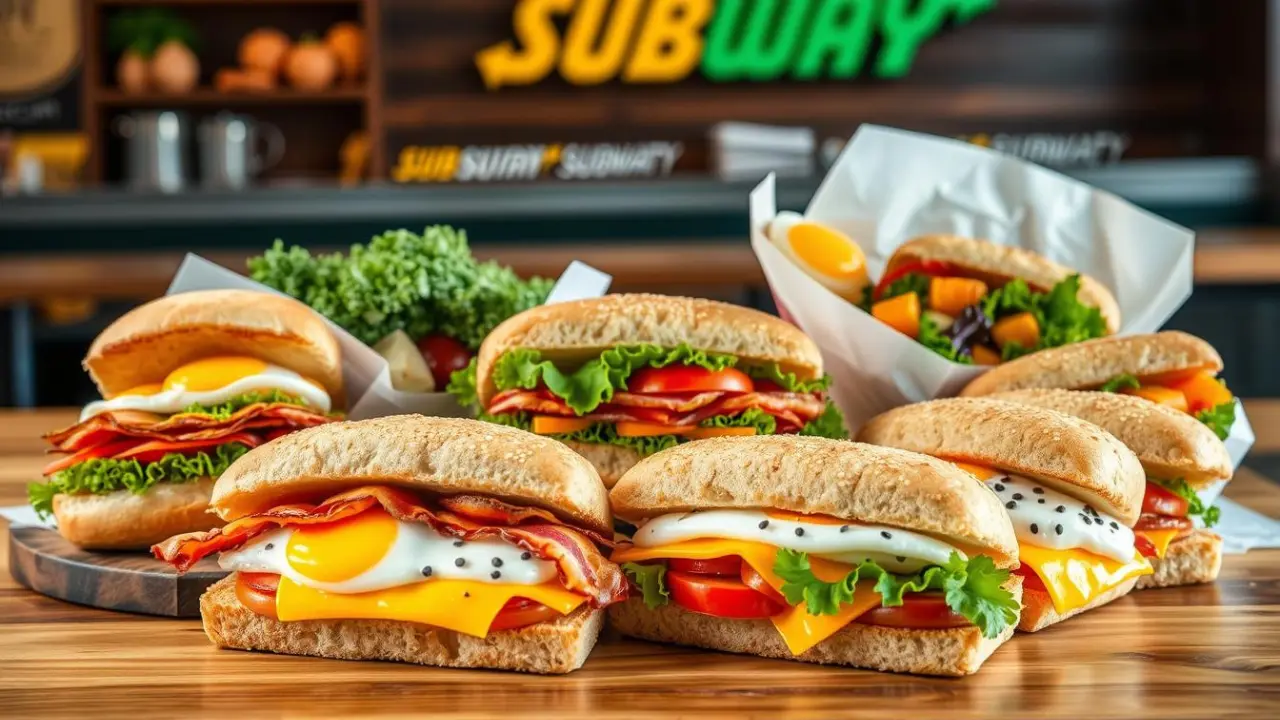 Subway Breakfast Delicious Start With Hearty Morning Meal